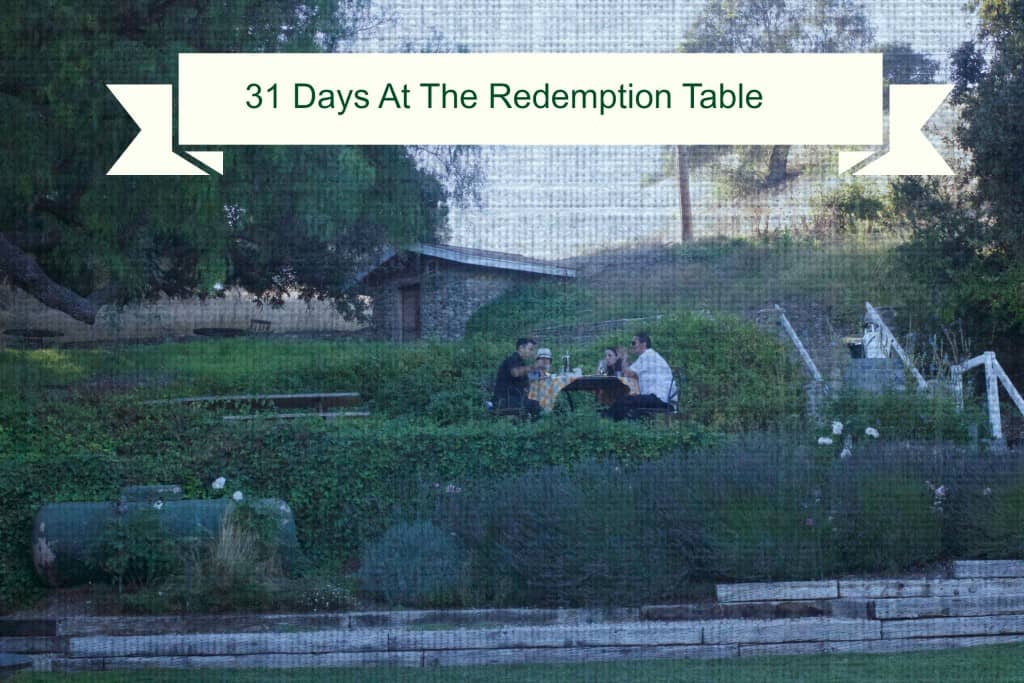 redemption table - Adventures in the Kitchen